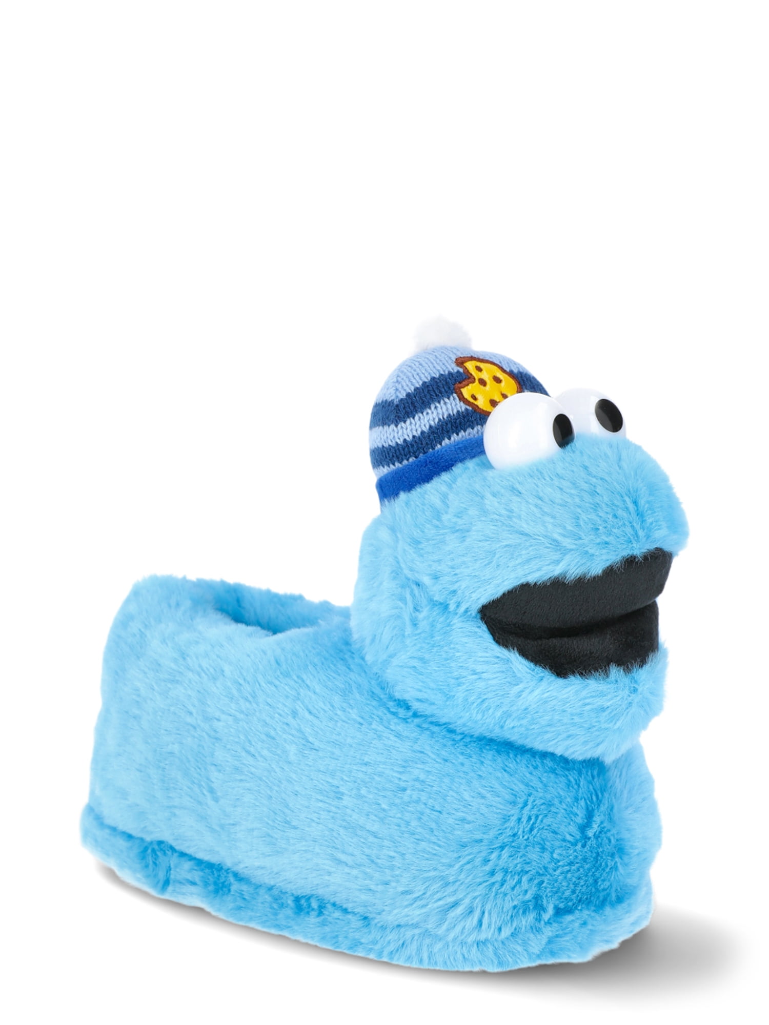 Sesame Street Cookie Monster Little & Big Boys Toddler Slippers ...