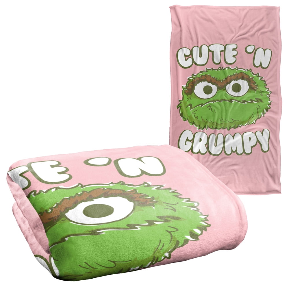 Sesame Street Cute N Grumpy Officially Licensed Silky Touch Super Soft ...