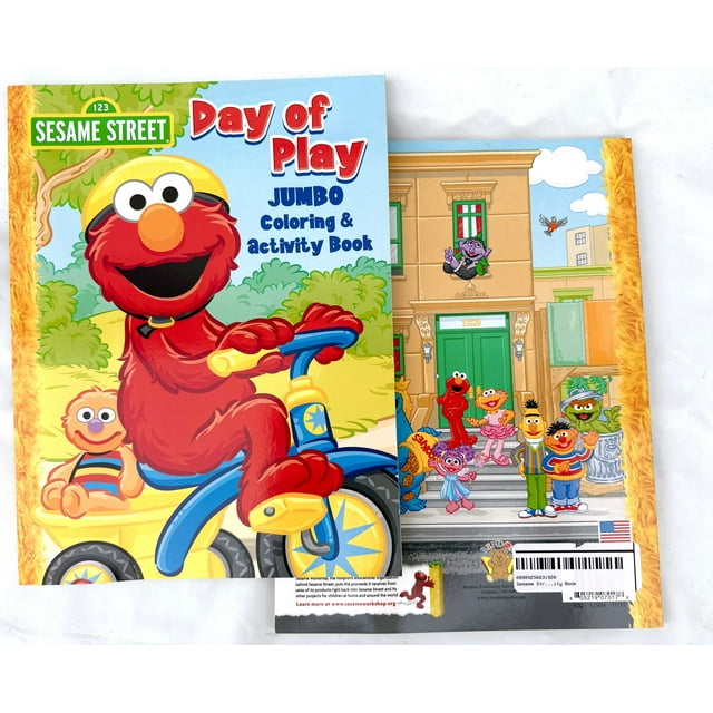 Sesame Street Day Of Play Coloring and Activity Book - Walmart.com