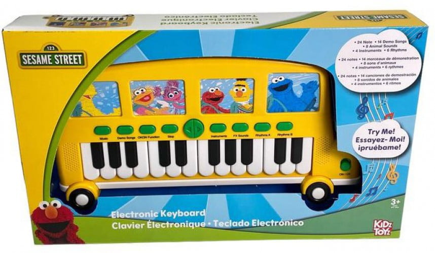 Sesame Street Electronic Keyboard Toy Instrument - Walmart.com