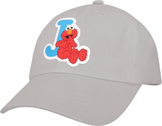 Sesame Street Elmo & Abby Kids Toddler Cap with Initial, Toddler Boys ...