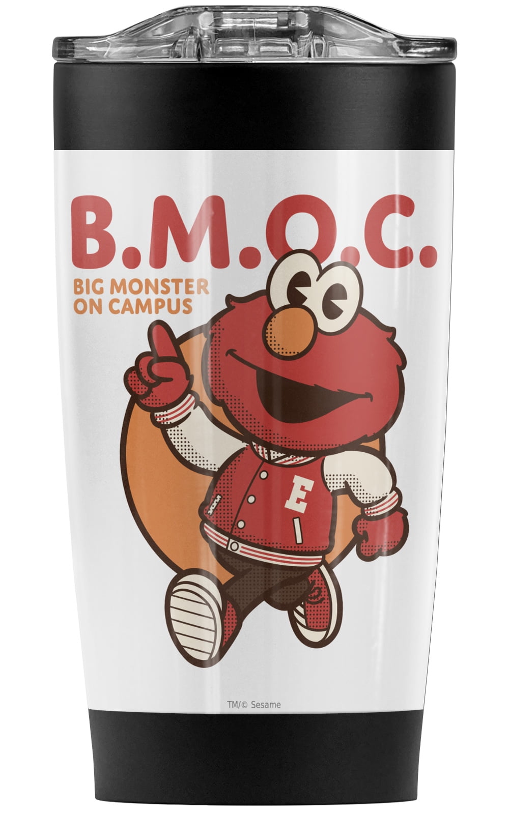 Sesame Street/Elmo B.M.O.C. Stainless Steel Tumbler 20 oz Coffee Travel ...
