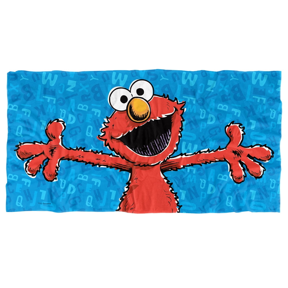 Sesame Street Elmo Character Officially Licensed Beach Towel 30' X 60 ...