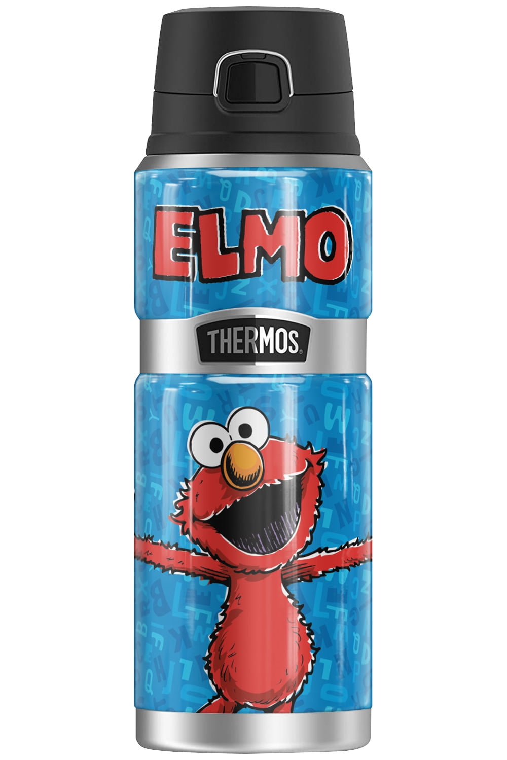 Sesame Street Elmo Character THERMOS STAINLESS KING Stainless Steel ...