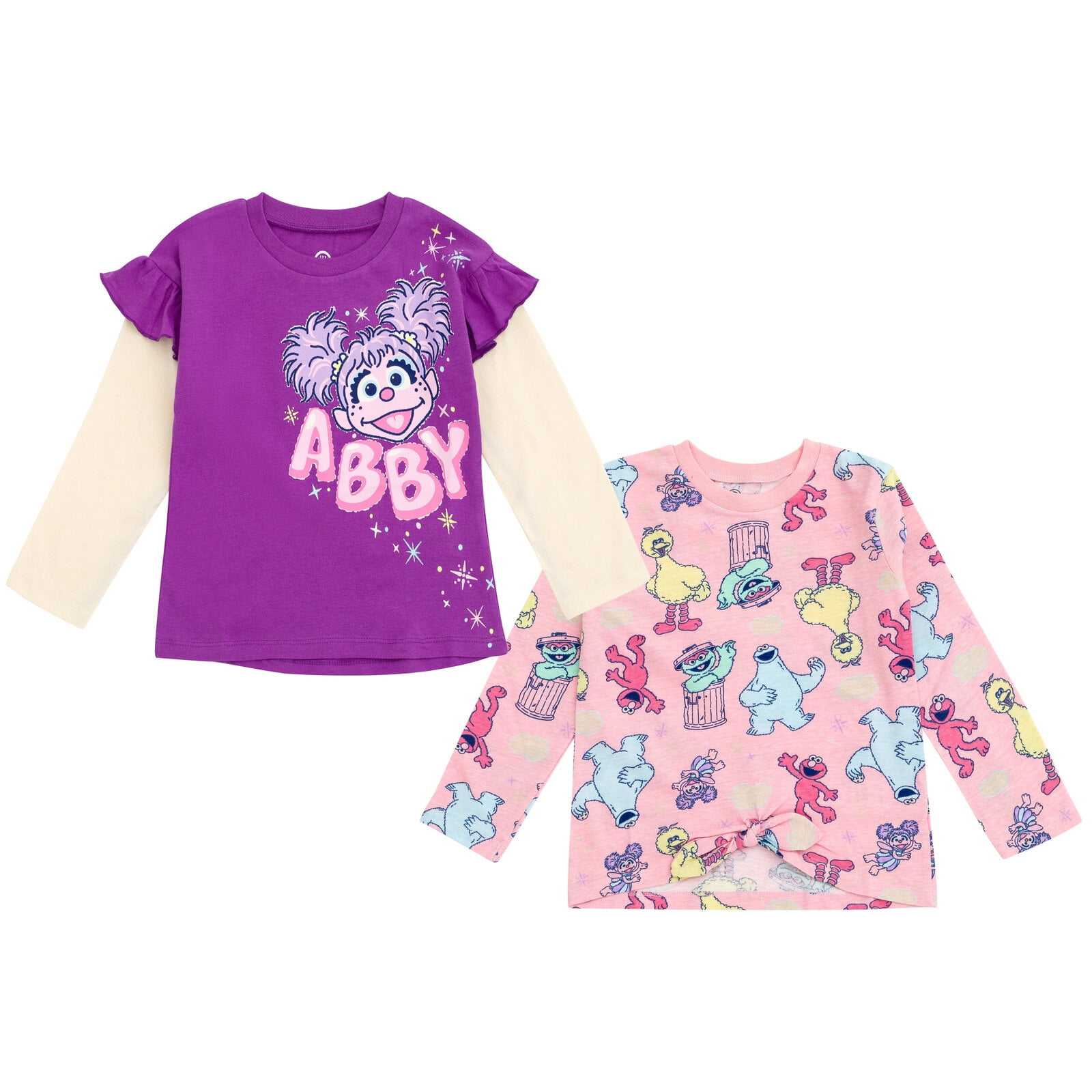 Sesame Street Elmo Cookie Monster Abby Cadabby 2 Pack Hangdown Long ...