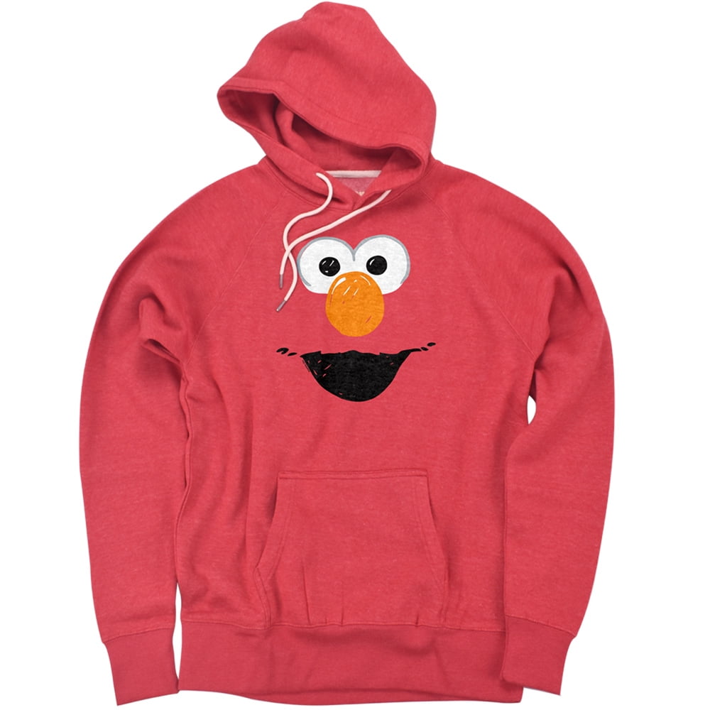 Sesame Street Elmo Crayon Sketch Unisex Adult Slim Fit Pull-Over ...