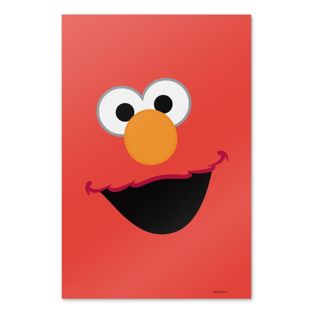 Sesame Street Elmo Face Home Business Office Sign - Walmart.com