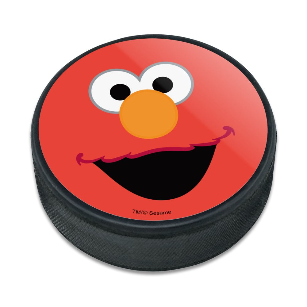 Sesame Street Elmo Face Ice Hockey Puck - Walmart.com