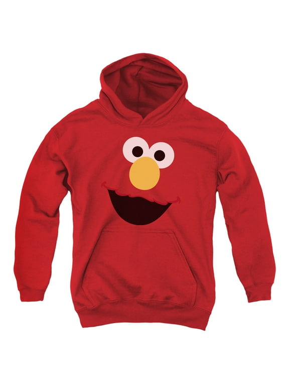 Sesame Street Elmo Face Adult Hoodie - Walmart.com