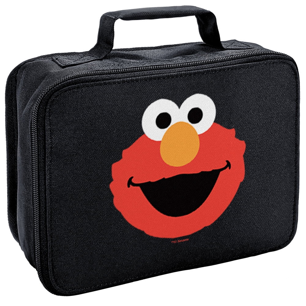 Sesame Street Elmo Head Insulated Soft Sided Lunch Box - Reusable Lunch ...