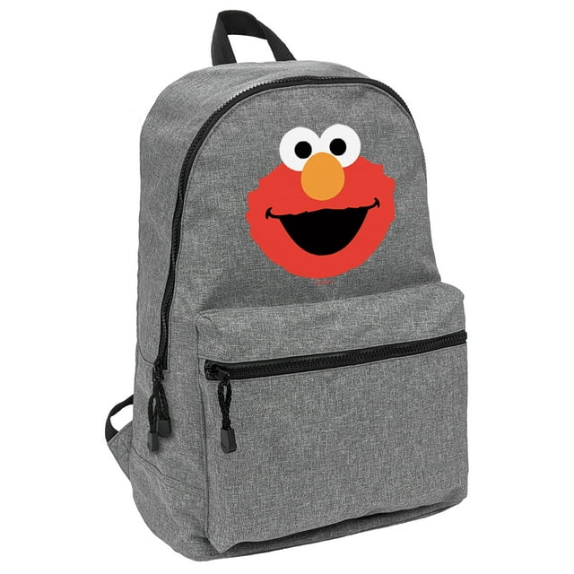 Sesame Street Elmo Head Lightweight Backpack for Work School Daily Use ...