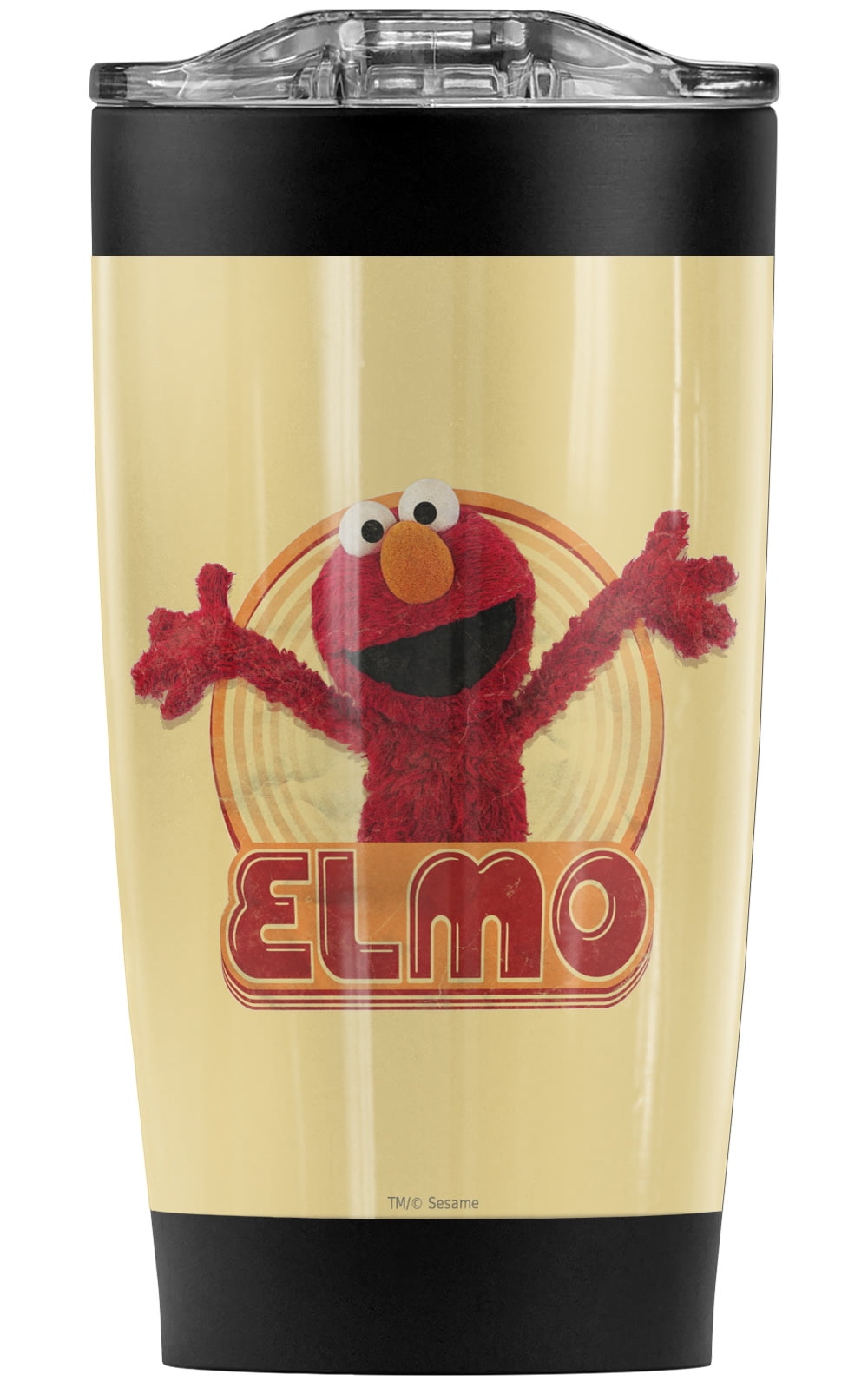 Sesame Street/Elmo Iron On Stainless Steel Tumbler 20 oz Coffee Travel ...