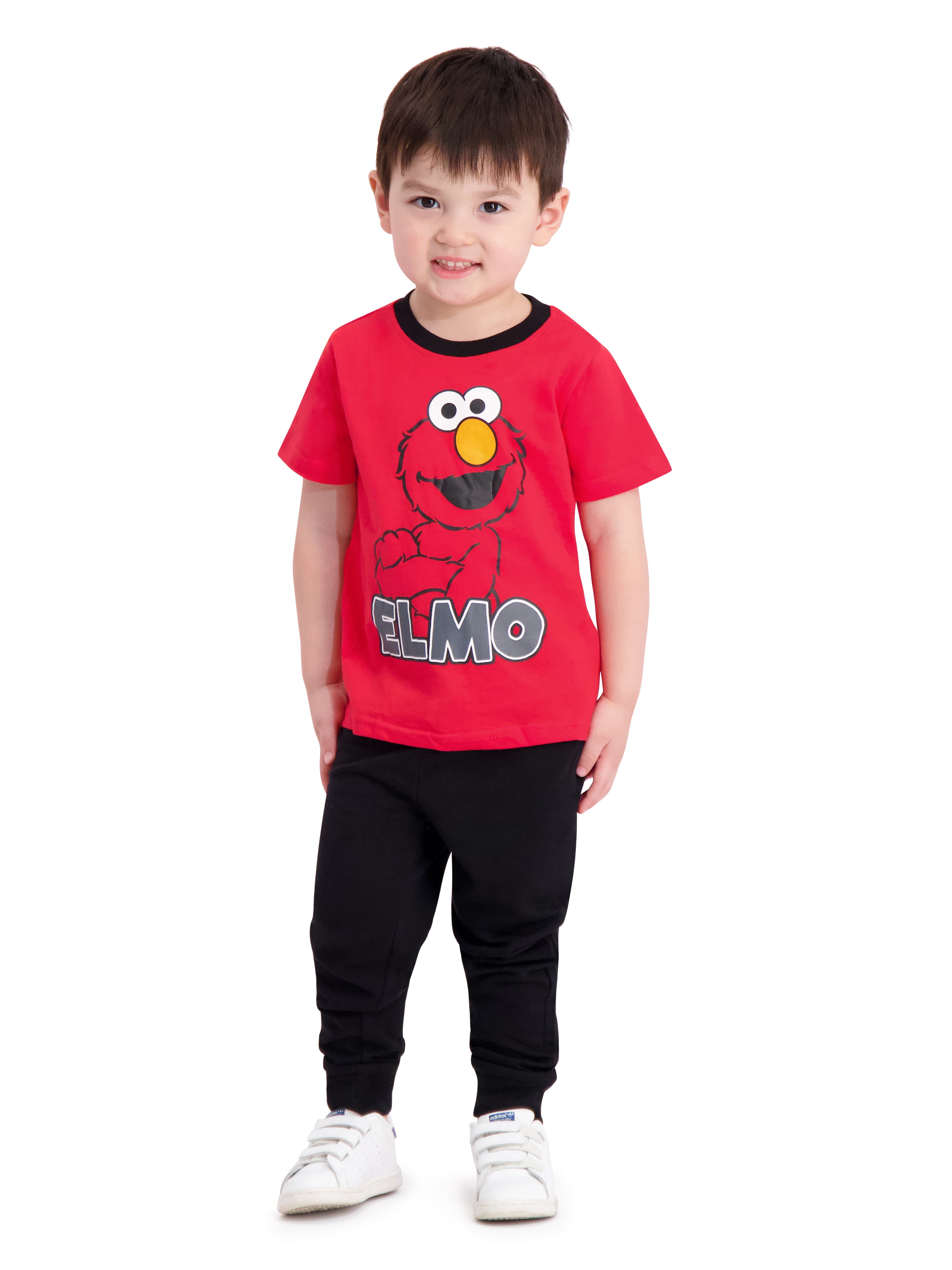 Sesame Street Elmo Jogger Set for Babies and Toddlers, Shirt and Pants ...