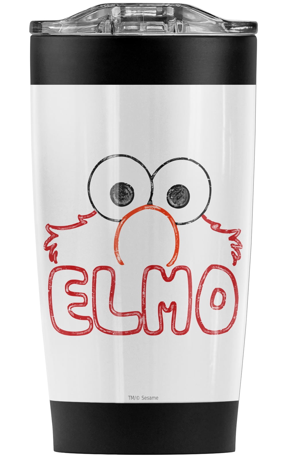 Sesame Street/Elmo Letters Stainless Steel Tumbler 20 oz Coffee Travel ...
