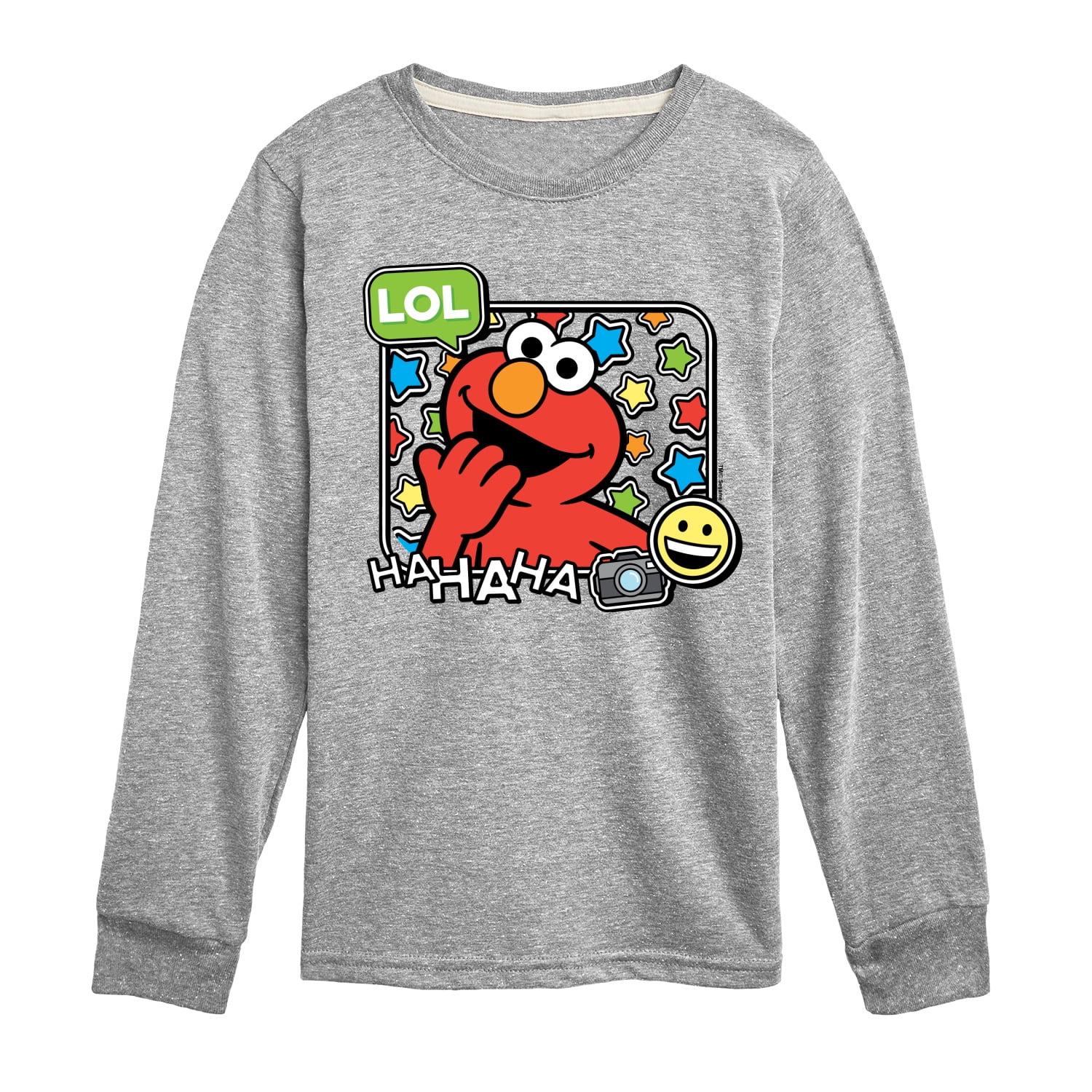 Sesame Street - Elmo Lol - Toddler and Youth Long Sleeve T-Shirt ...
