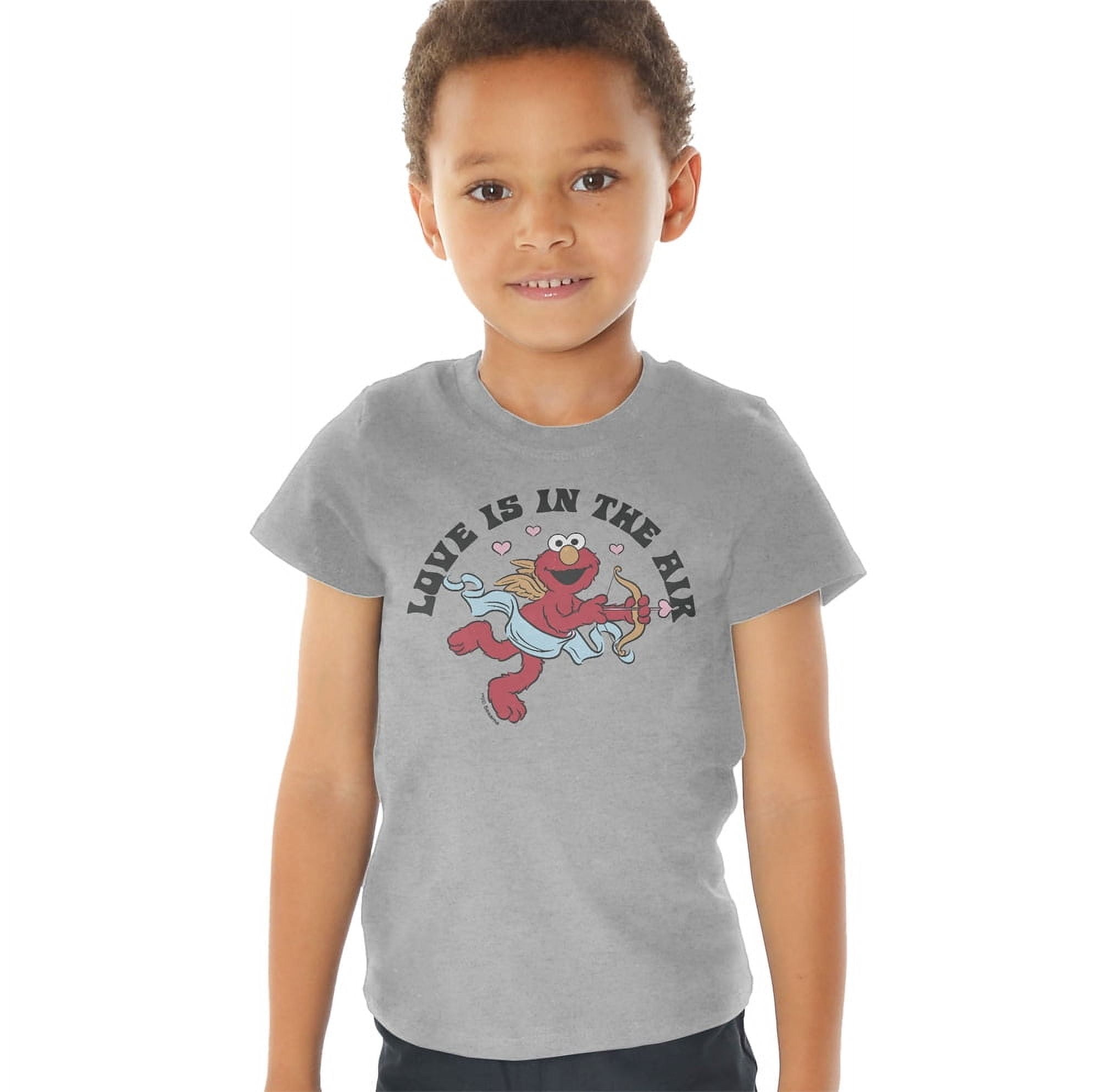 Sesame Street Elmo Love is in the Air Kids T Shirt (3) for Toddler Boys ...