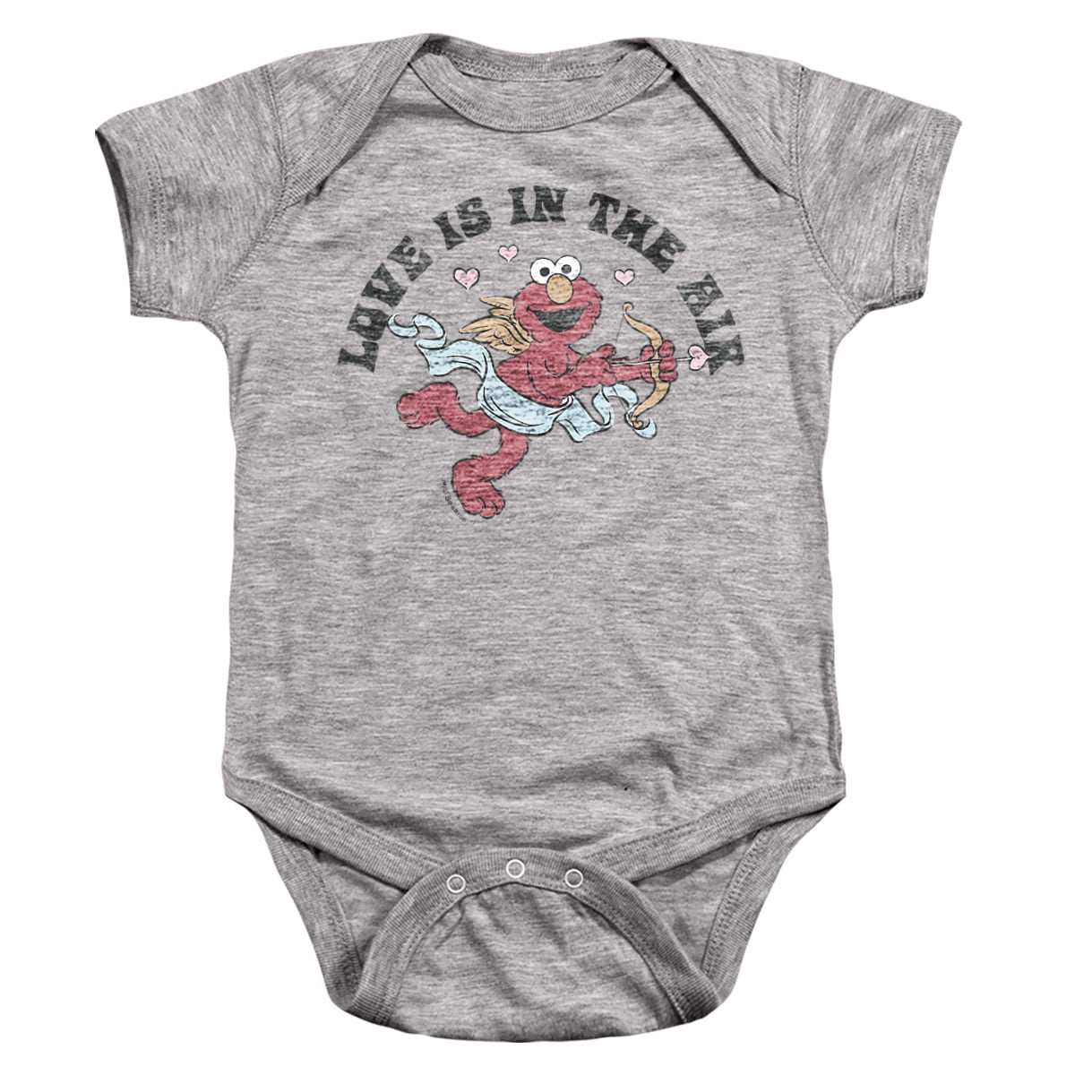 Sesame Street Elmo Love is in the Air Unisex Infant Snap Suit for Baby ...