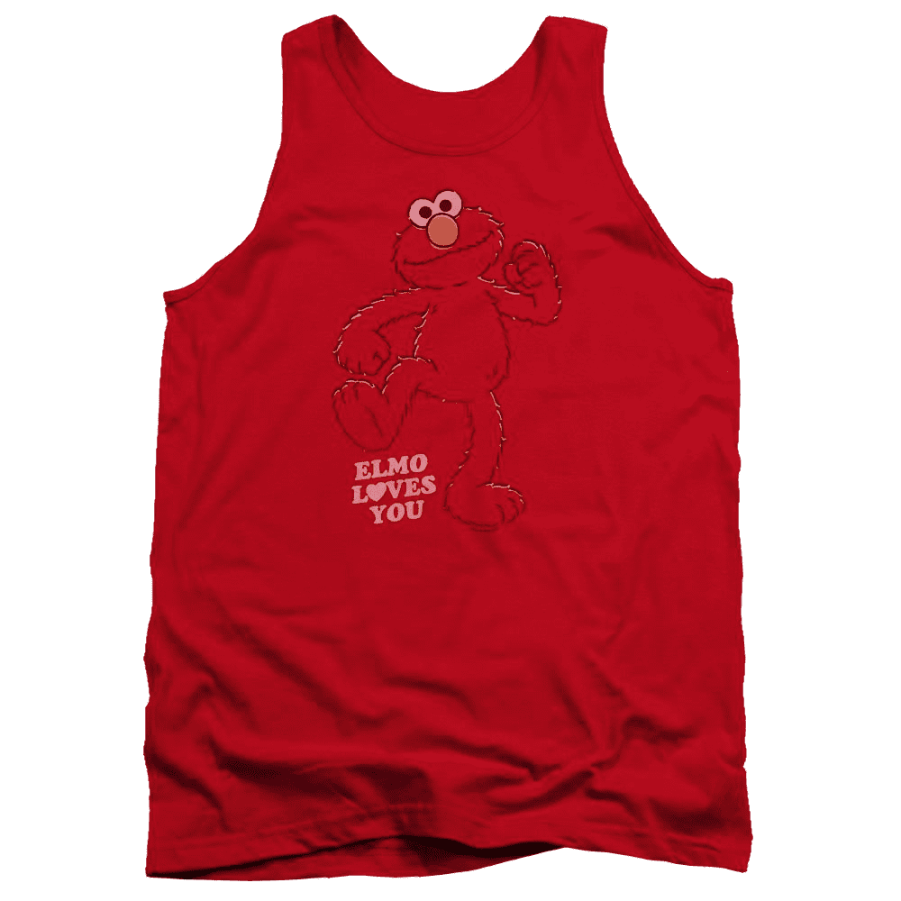 Sesame Street Elmo Loves You Men's Tank - Walmart.com