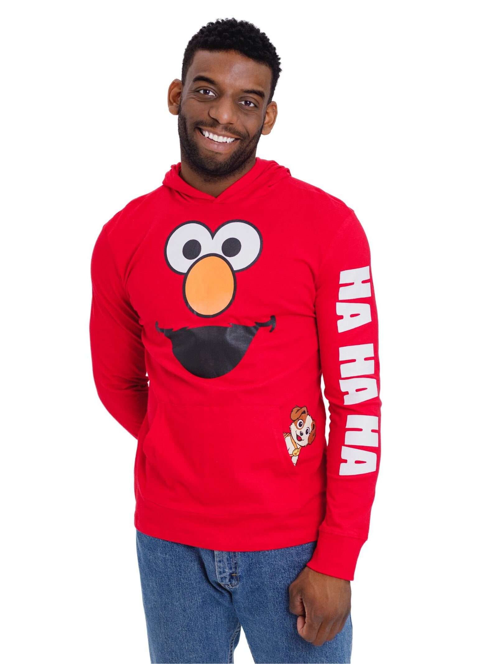 Sesame Street Elmo Matching Family Cosplay Pullover Hoodie Adult ...