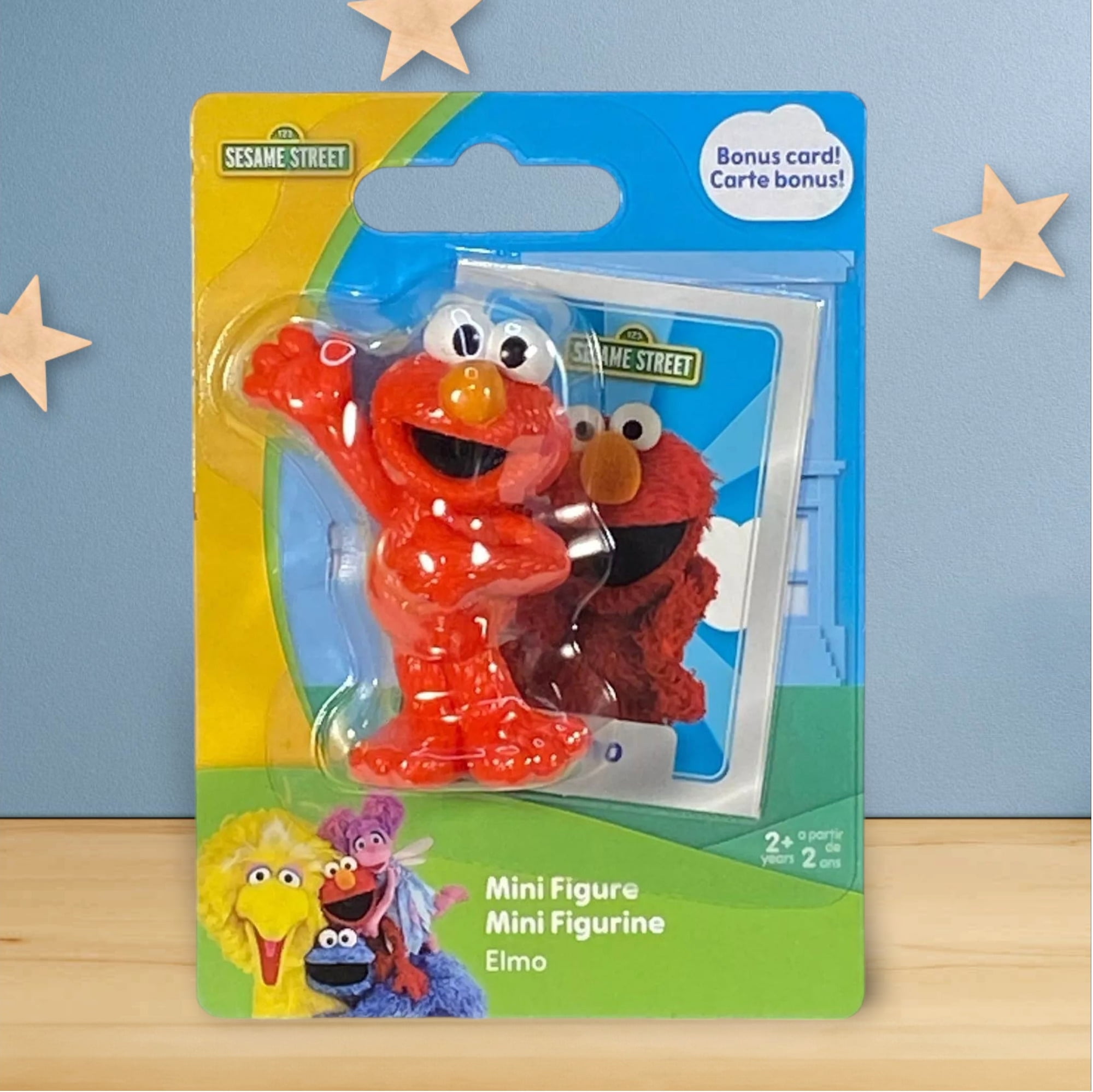 Sesame Street: Elmo Mini Figure with Bonus Card - Walmart.com