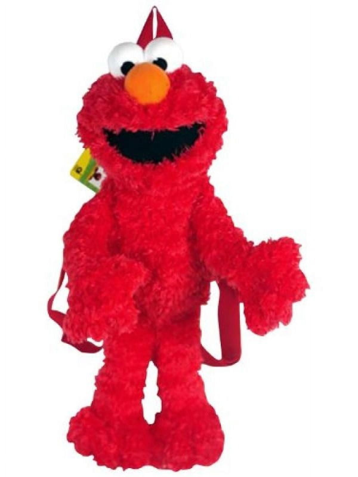 Sesame Street Elmo Plush Doll Backpack Bag 15 inches - Walmart.com