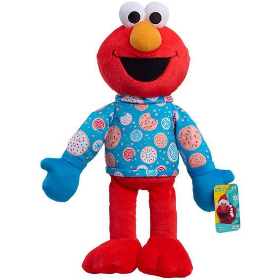 Sesame Street Elmo Plush (Holiday Sweater) - Walmart.com