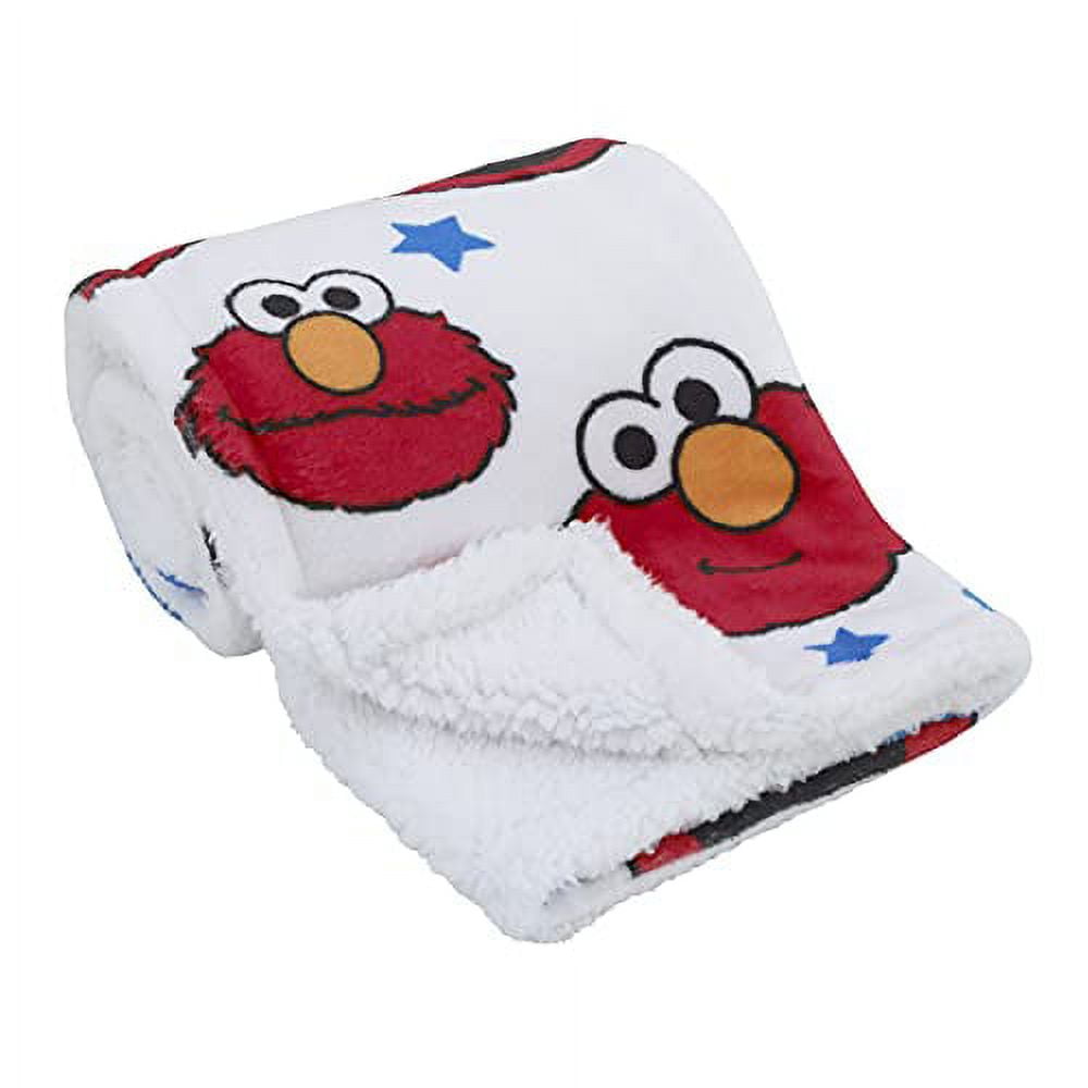 Sesame Street Elmo, Red, Blue, Yellow, Green, & White with Stars Super ...