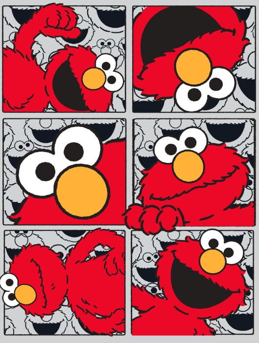 Sesame Street Elmo Red Plush 40"x50" Throw Blanket - Walmart.com