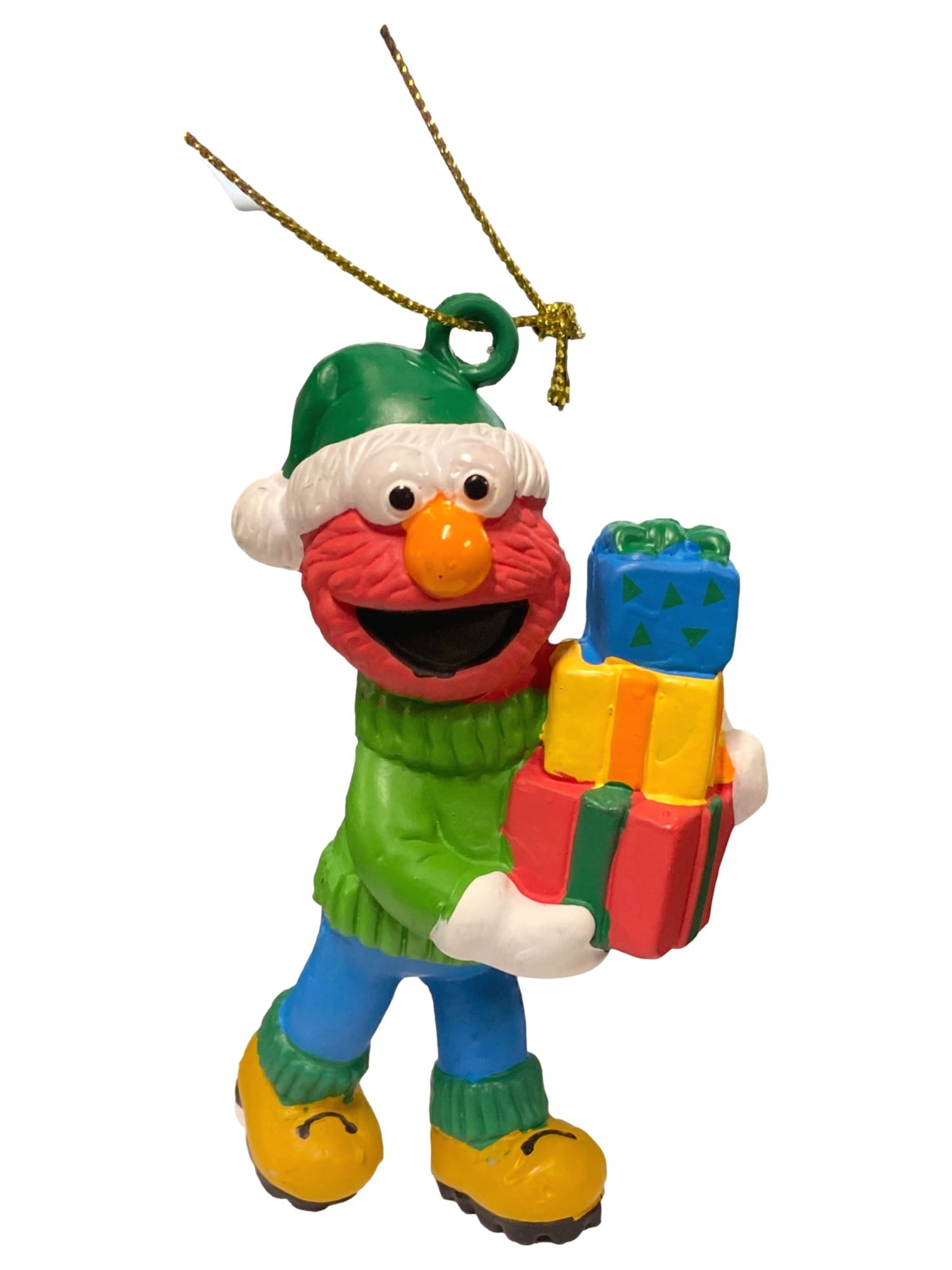 Sesame Street Elmo Santa Holiday Christmas Tree Ornament - Walmart.com