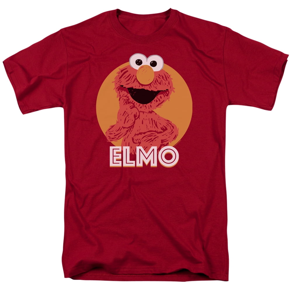 Sesame Street Elmo Scribble Officially Licensed Adult T Shirt - Walmart.com