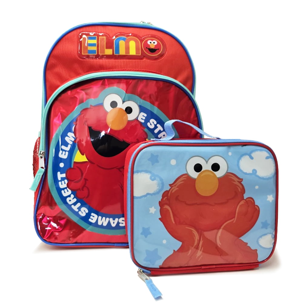 Sesame Street Elmo 16" Dual-Compartment Backpack - Walmart.com