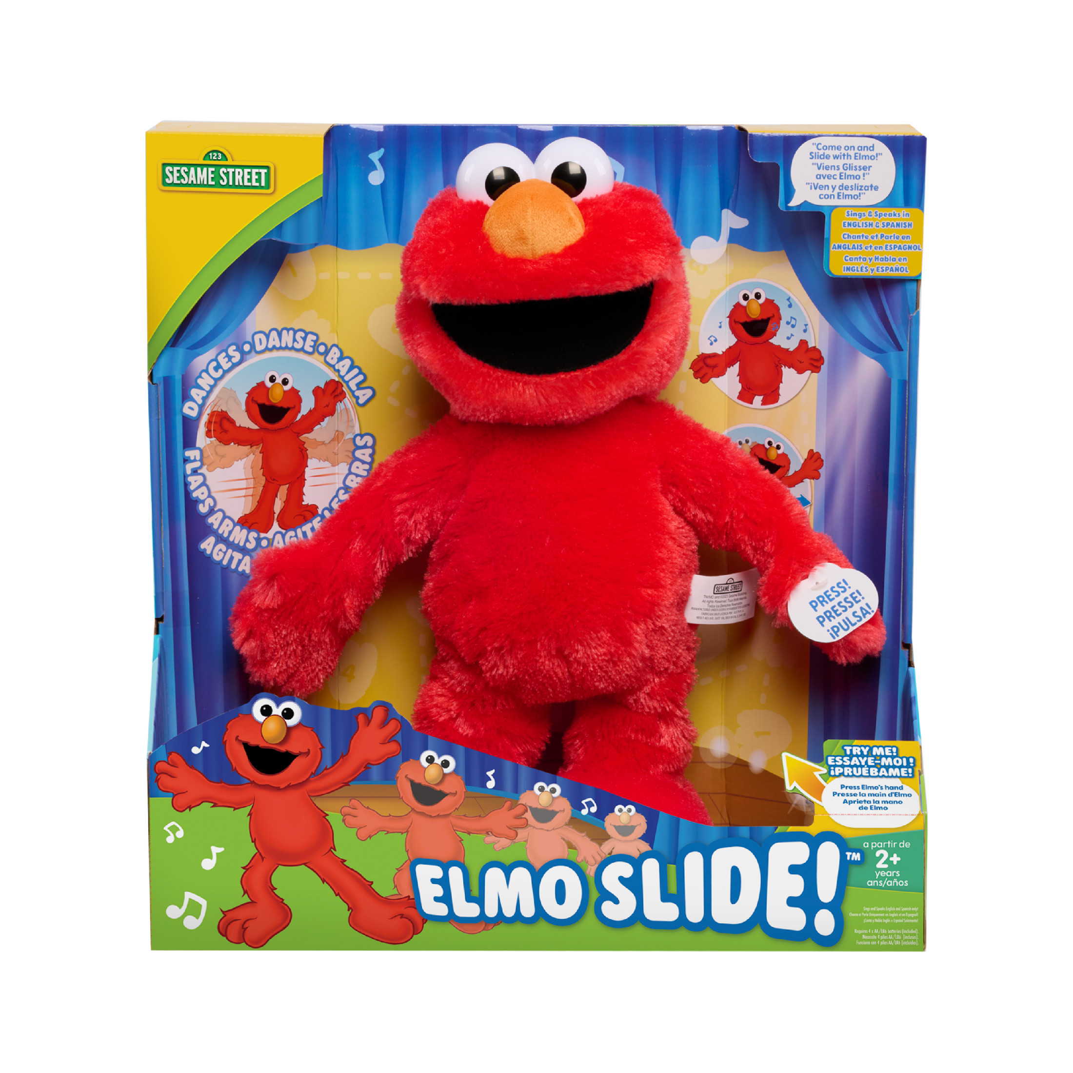 Sesame Street Little Laughs Tickle Me Elmo, 10 Inches, Ages 12 Months ...