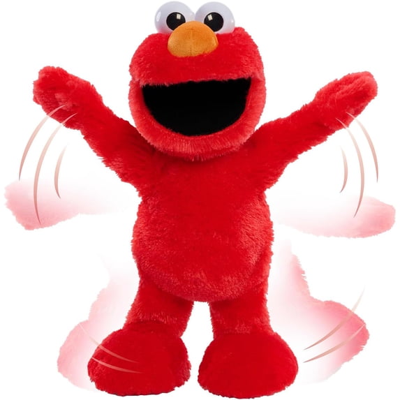 Sesame Street Elmo Slide Singing and Dancing 14-inch Plush, Pretend ...