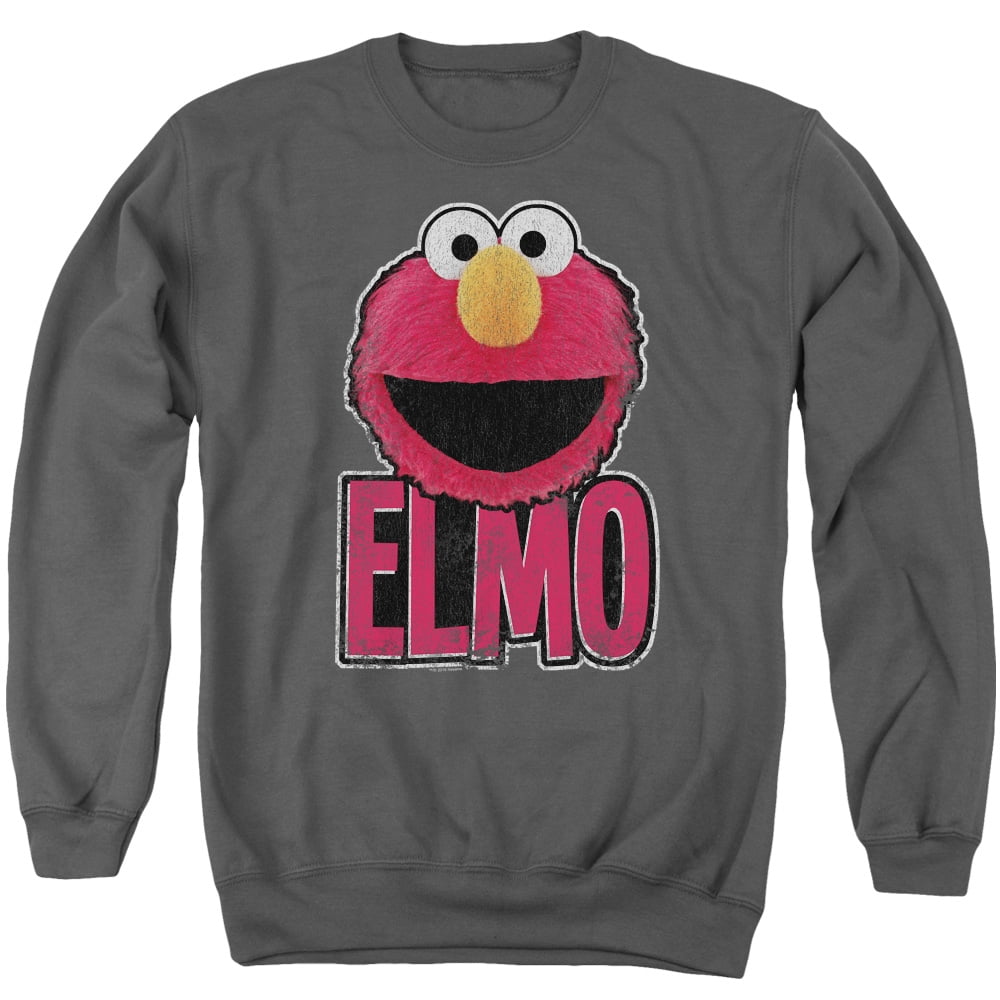 Sesame Street - Elmo Smile - Crewneck Sweatshirt - Large - Walmart.com