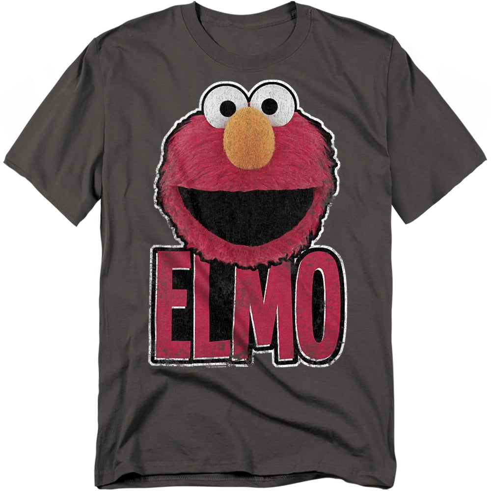 Sesame Street T-Shirt Elmo Smile Unisex Graphic Tee For Men & Women ...