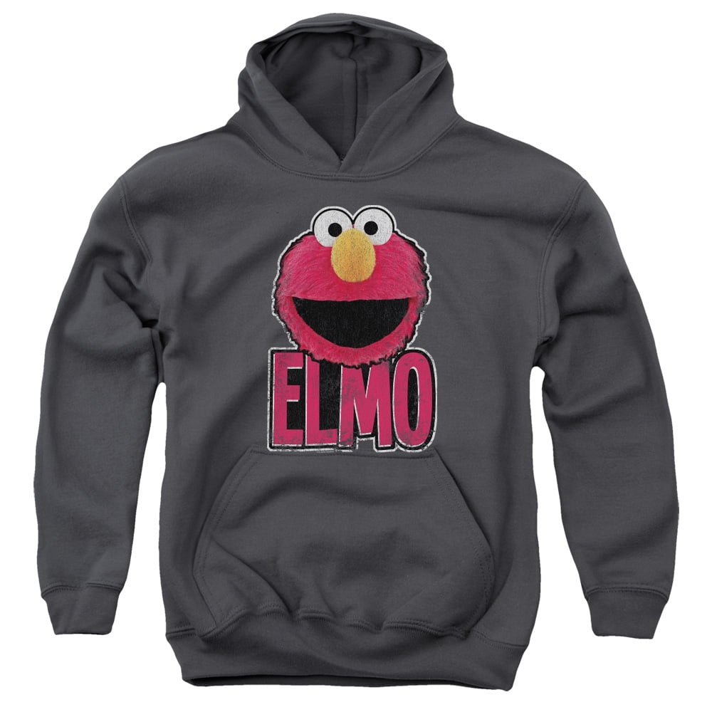 Sesame Street - Elmo Smile - Youth Hooded Sweatshirt - Large - Walmart.com