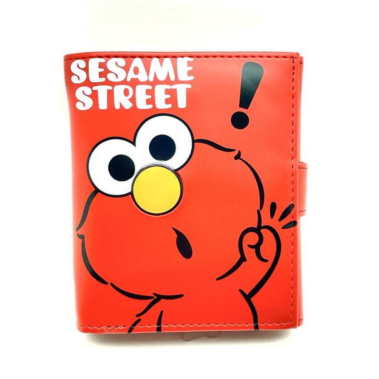 Sesame Street Elmo Wallet - Red Elmo Trifold Wallet - Walmart.com
