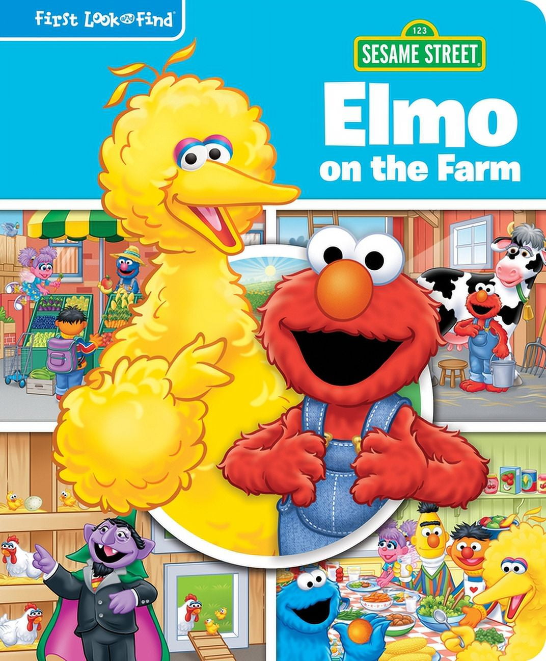 Sesame Street: Elmo on the Farm First Look and Find, (Board Book ...
