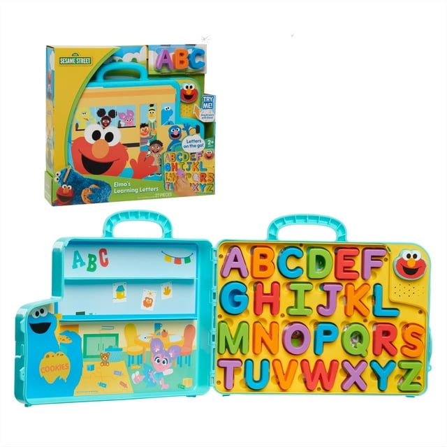 Sesame Street Elmo’s Learning Letters Bus Activity Board, Preschool ...