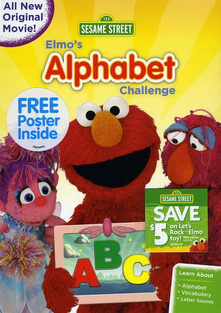 Sesame Street: Elmos Alphabet Challenge (DVD), Sesame Street, Kids ...