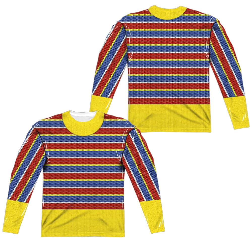 Sesame Street - Ernie Costume (Front/Back Print) - Regular Fit Long ...