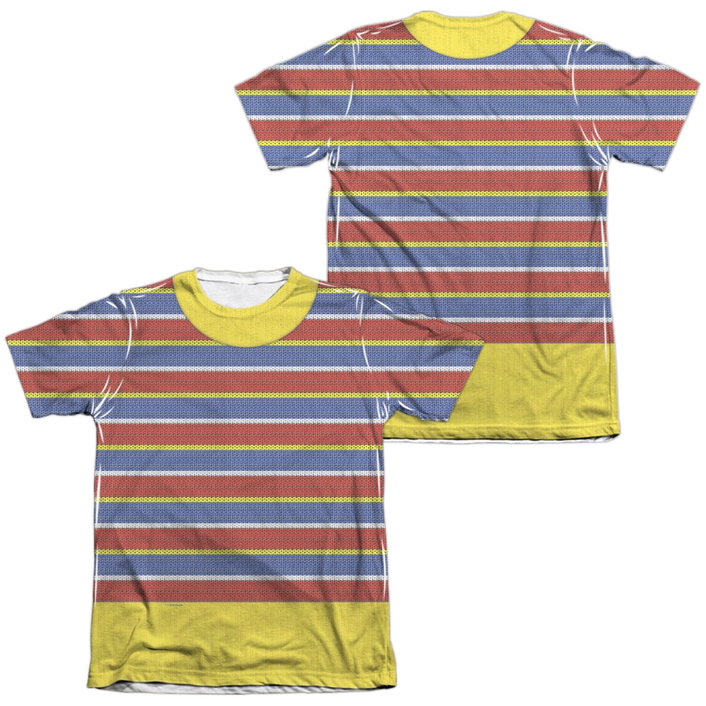 Sesame Street - Ernie Costume (Front/Back Print) - Short Sleeve Shirt ...