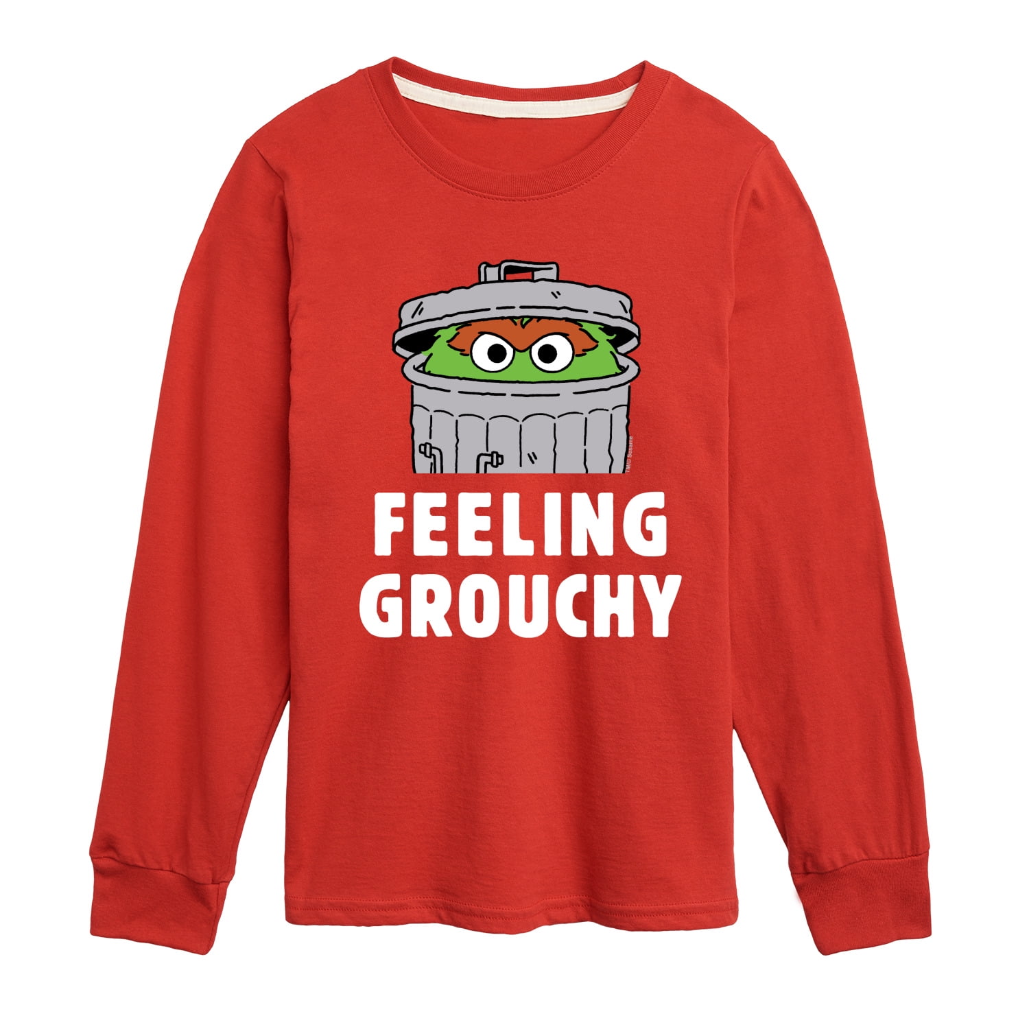 Sesame Street - Feeling Grouchy - Toddler and Youth Long Sleeve T-Shirt ...
