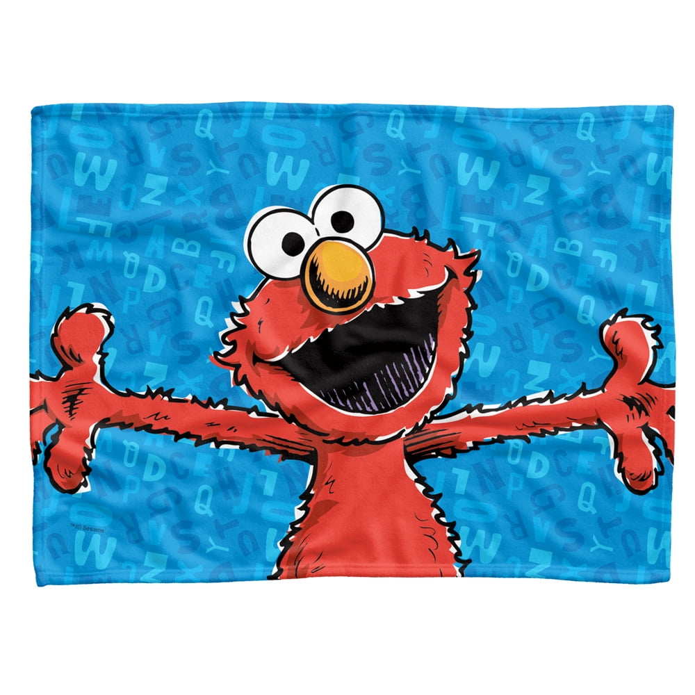 Sesame Street Fleece Baby Blanket, 30'x40', Elmo Character, Unisex for ...