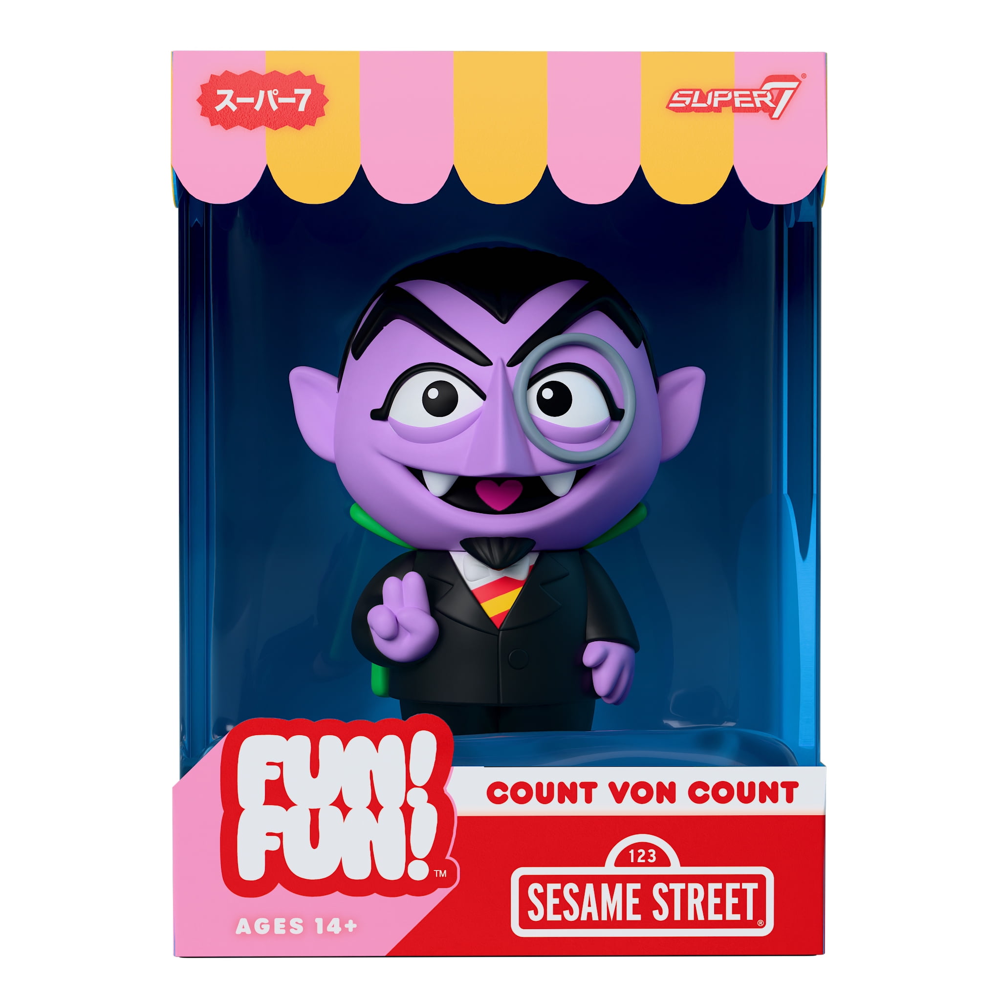 Sesame Street Fun! Fun! Wave 01 - Count Von Count - Walmart.com