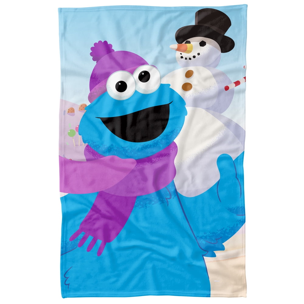 Sesame Street Furry Friends Forever Blanket, 36'x58' Cookie Monster ...