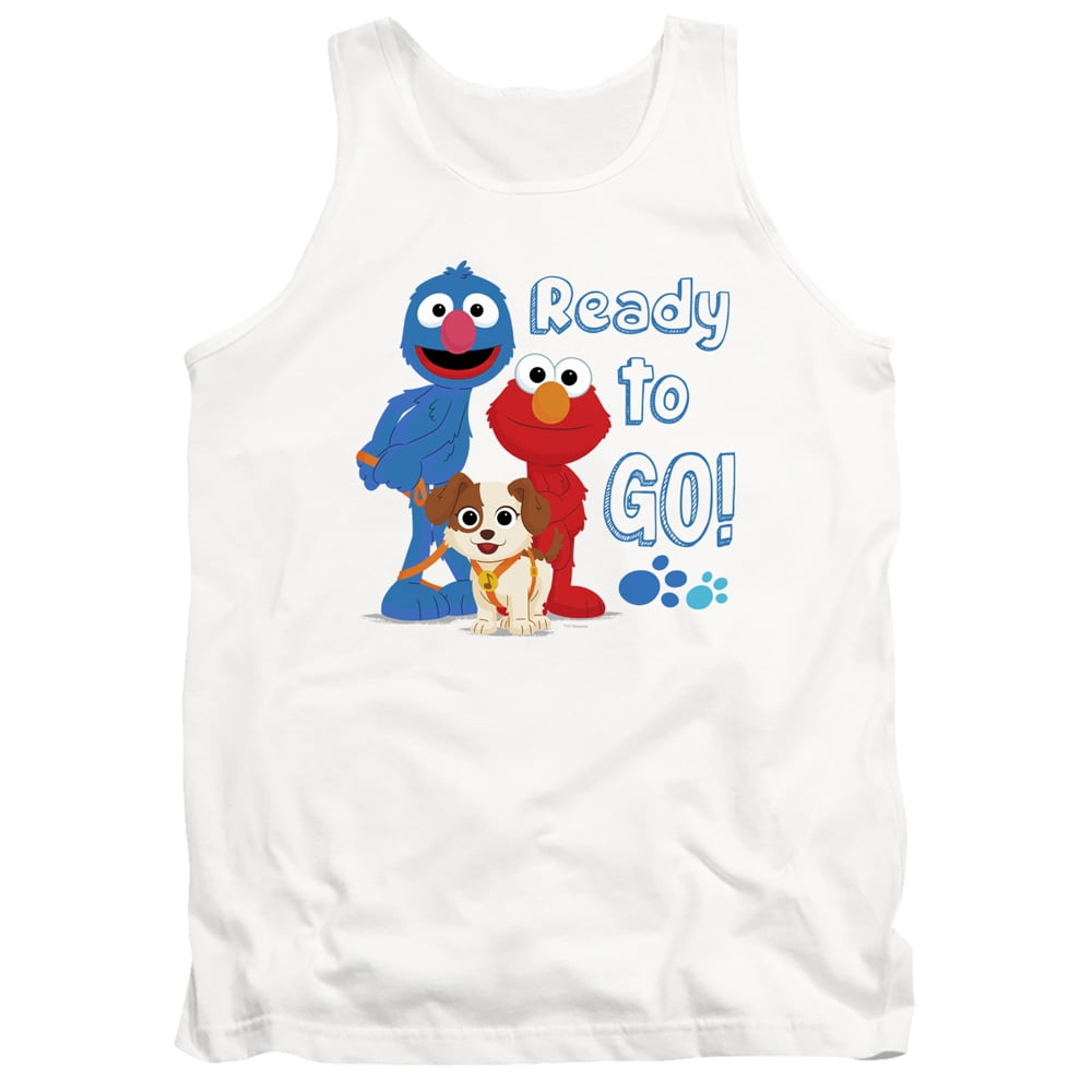 Sesame Street Furry Friends Forever Ready to Go Unisex Adult Tank Top ...