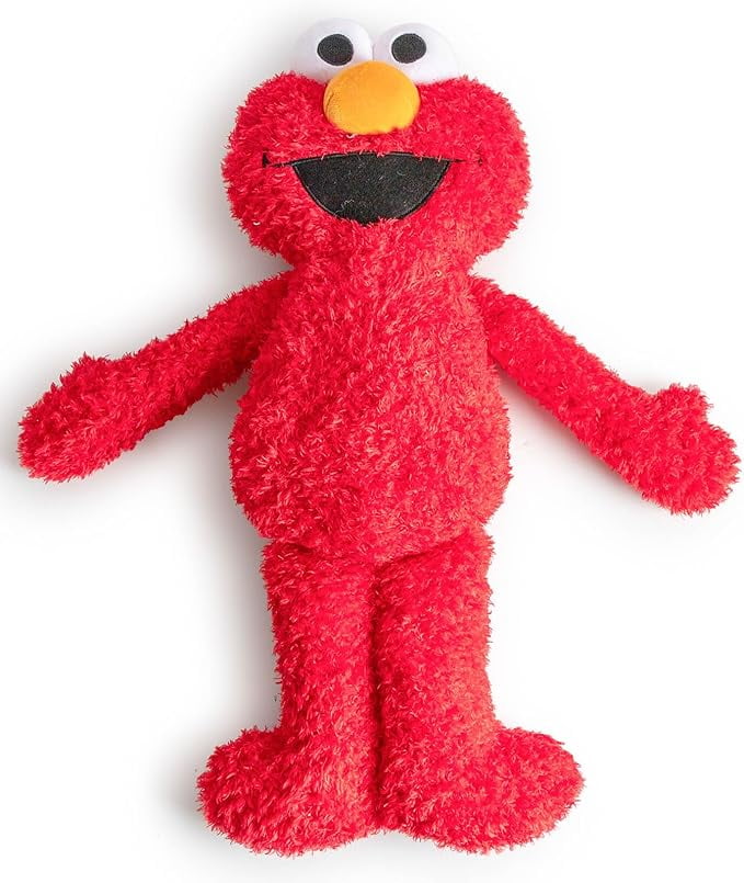 Sesame Street Fuzzy Elmo Plush Pillow Buddy - Kids Super Soft Stuffed ...