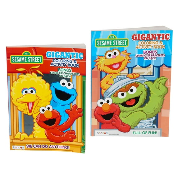 Sesame Street: Gigantic Coloring and Activity Book (Paperback ...