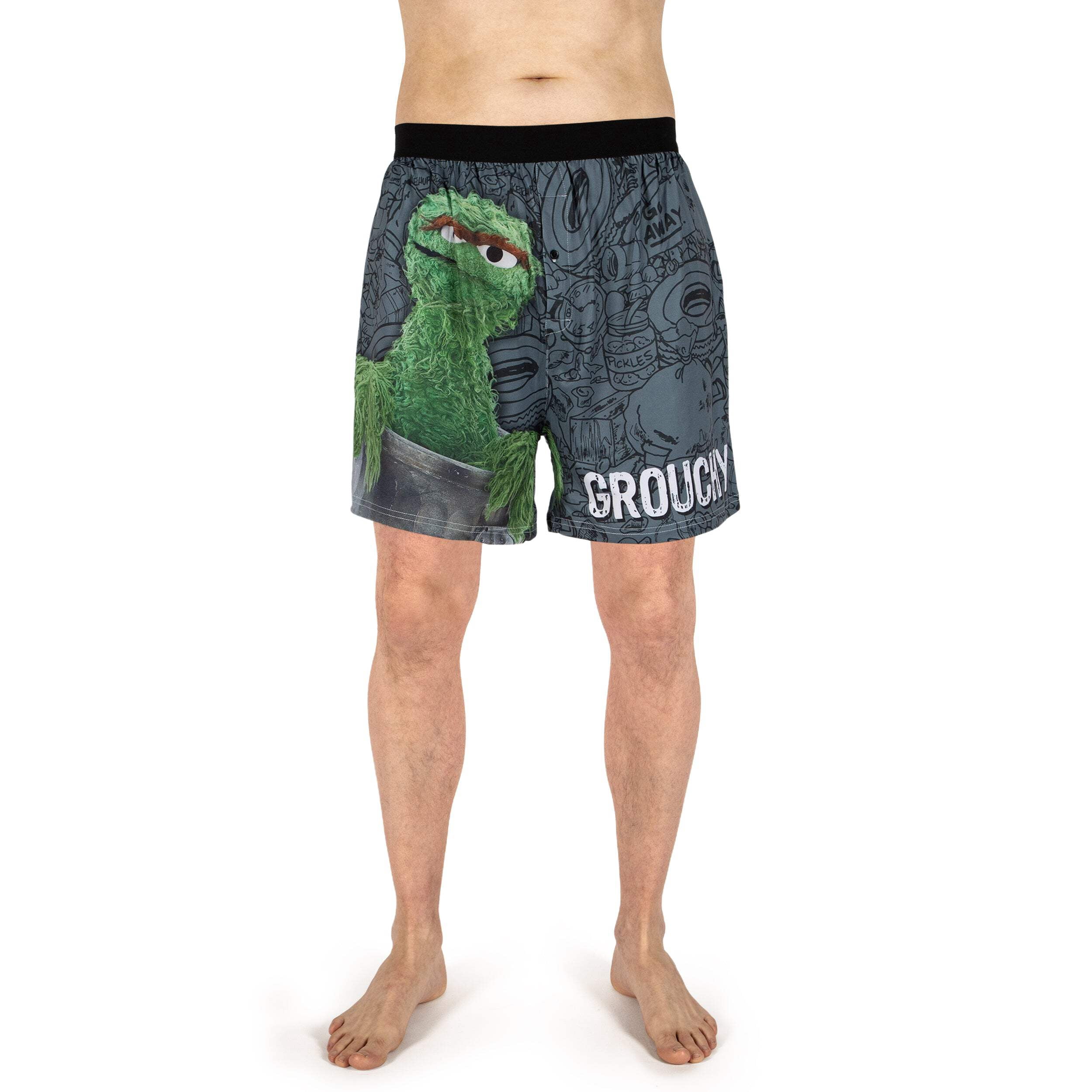 Sesame Street Grouchy Boxer Shorts - Walmart.com